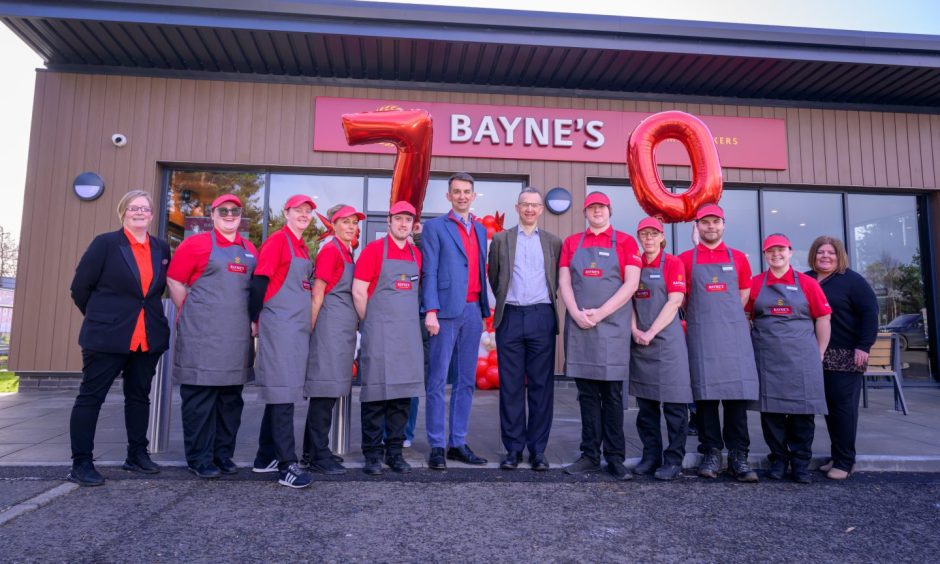 Bayne's fan from Cowdenbeath first customer at new Perth store