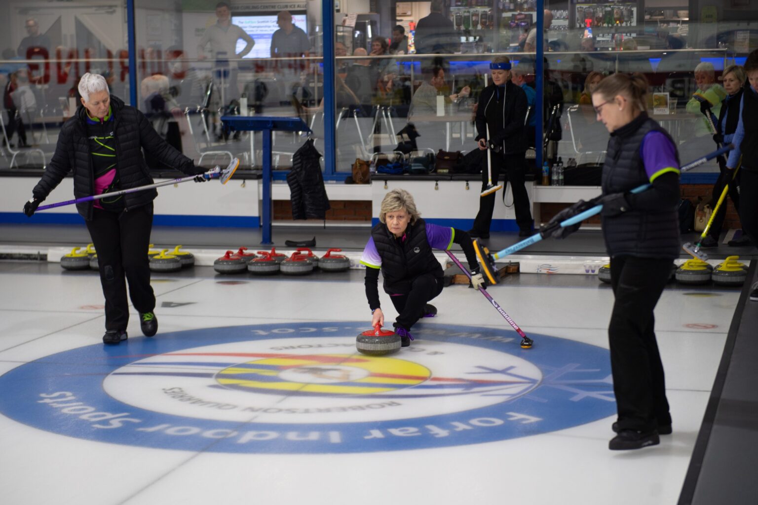 Pictures as senior curlers take to Forfar ice in Scottish Seniors