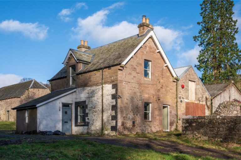 Keillour Castle in Perthshire with 43 acres of land for sale at £1.8m