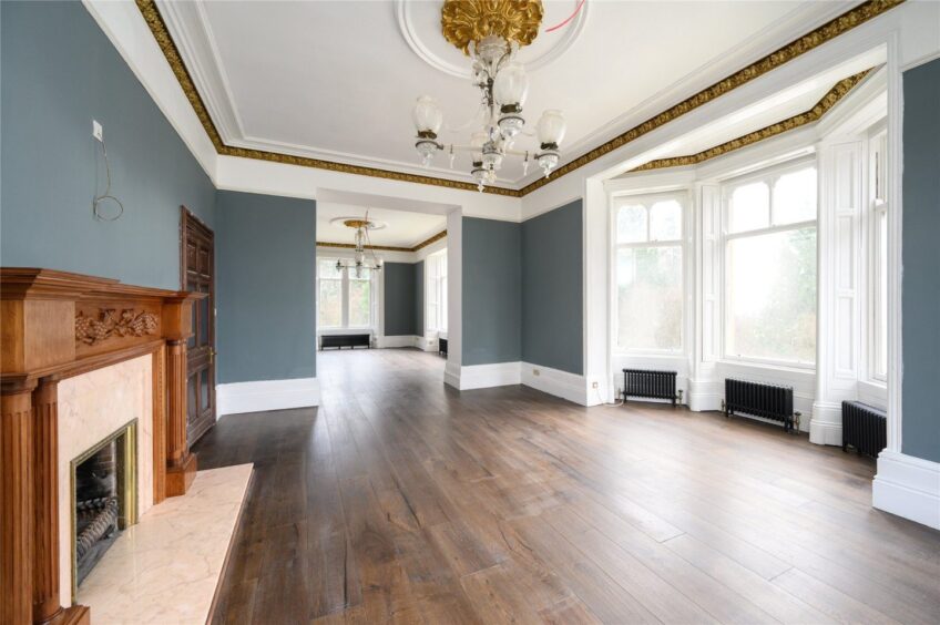 Keillour Castle in Perthshire with 43 acres of land for sale at £1.8m