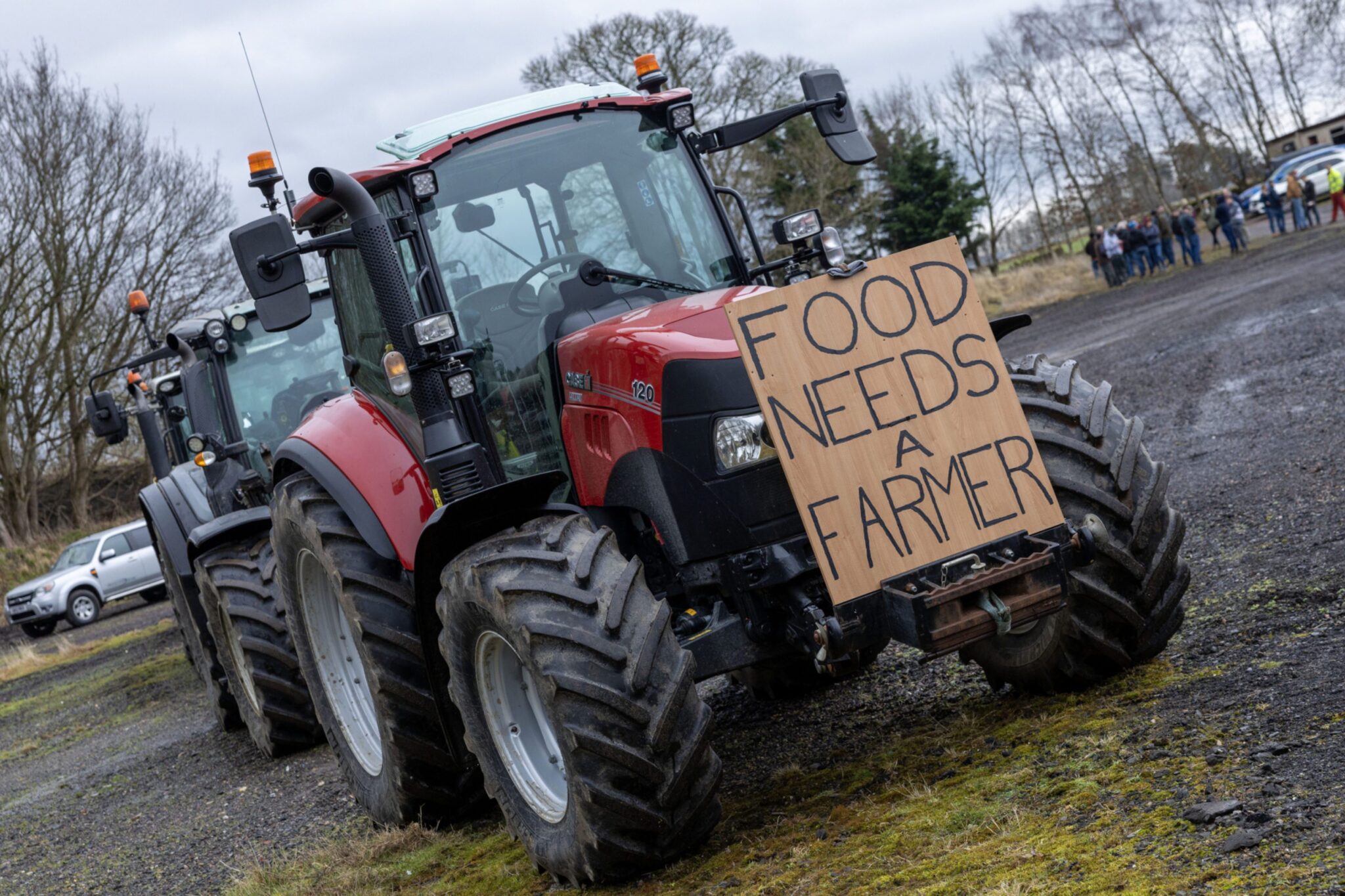 Gallery: Tractors travel in convoy into Perth