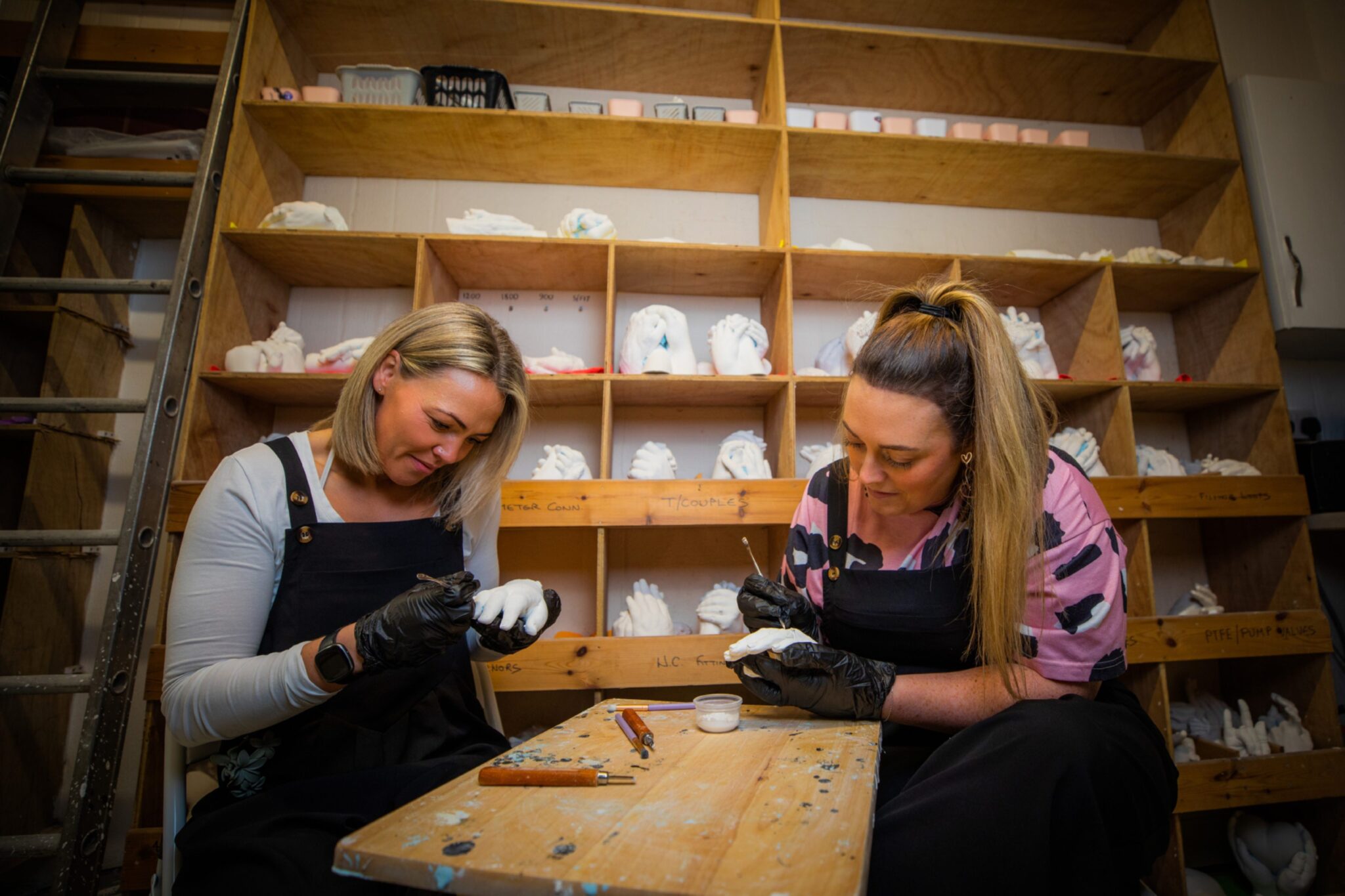 Dundee mum makes body part memorials at Lumilo Casting Studio