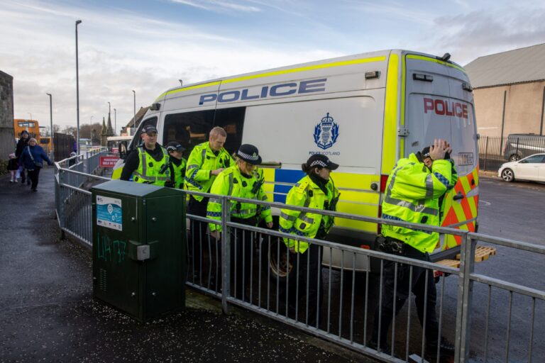 EXCLUSIVE: Inside Fife derby police operation as 4 arrested
