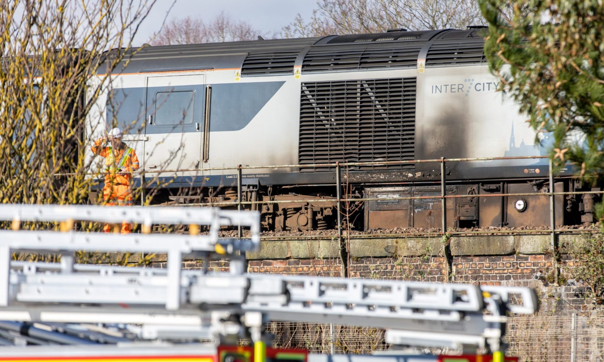 Passengers evacuated after Dundee train fire