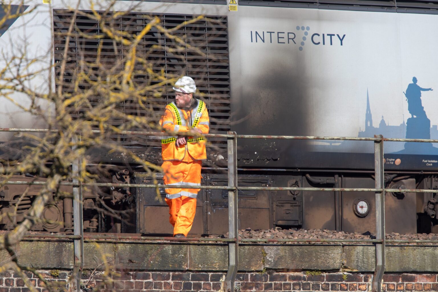 Passengers evacuated after Dundee train fire