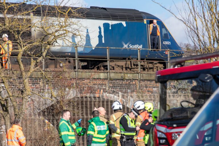 Passengers evacuated after Dundee train fire
