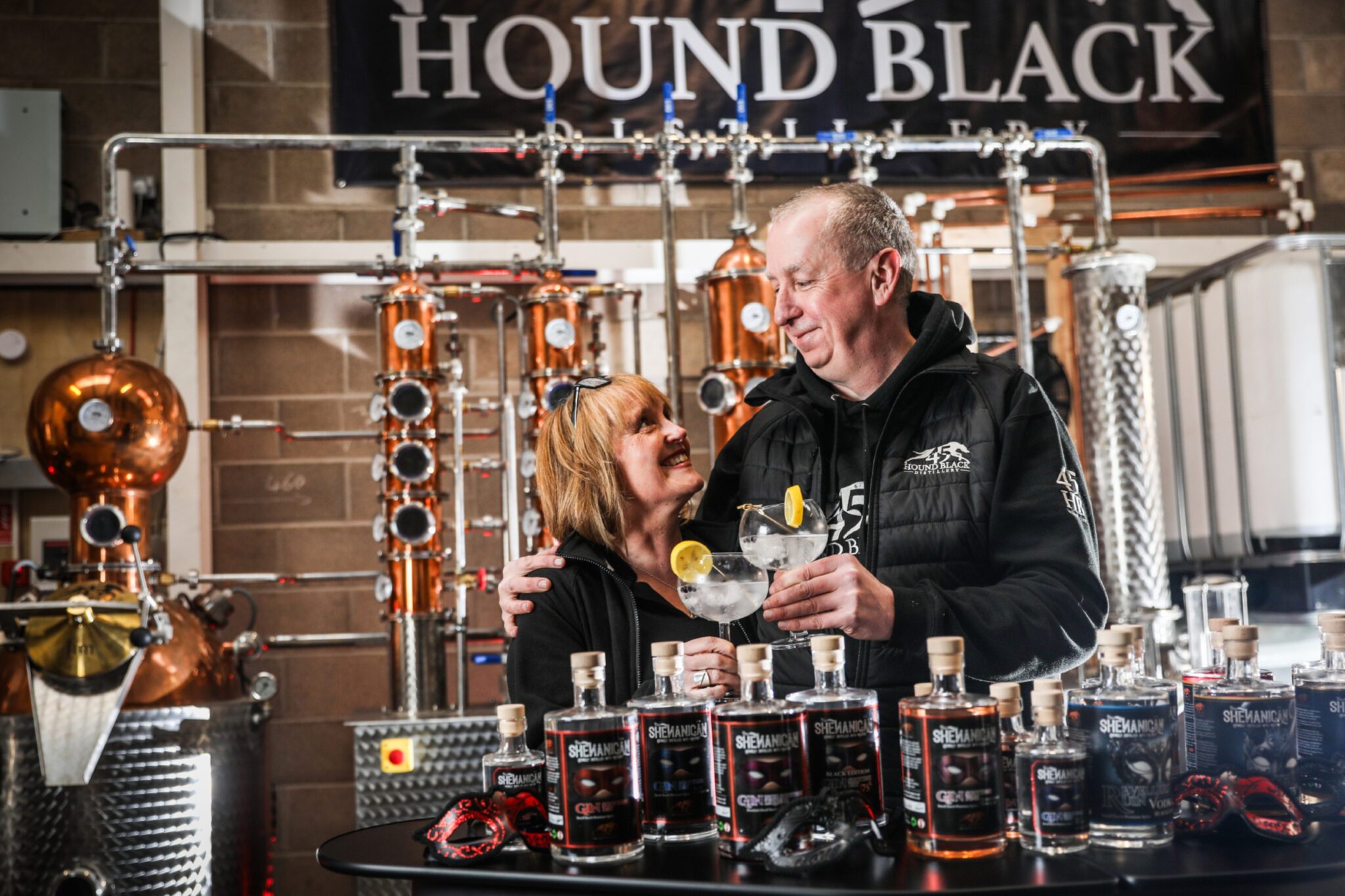 Dundee couple launch city's only gin, vodka and rum distillery