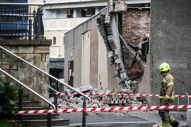 Part of building collapses after explosion near Dundee Overgate