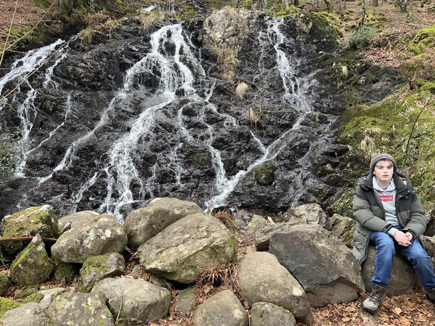 Our winter camping trip in Comrie Croft Nordic kata teepee
