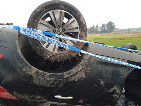 Angus musician's 'lucky' escape after car crash on way to gig