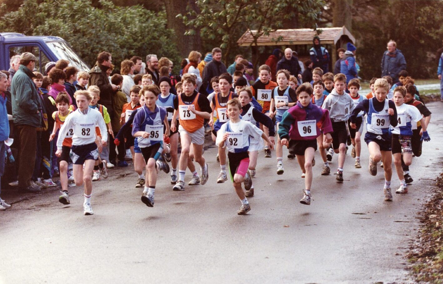 Pictures of Dundee running club Hawkhill Harriers in 80s and 90s