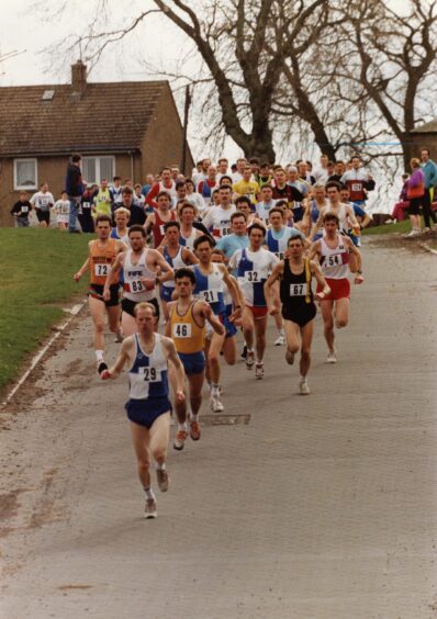 Pictures of Dundee running club Hawkhill Harriers in 80s and 90s