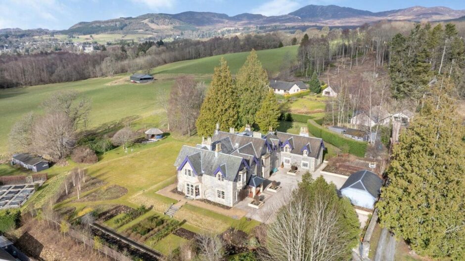 Pitlochry mansion with bar, cinema and sauna on sale for £1.4m