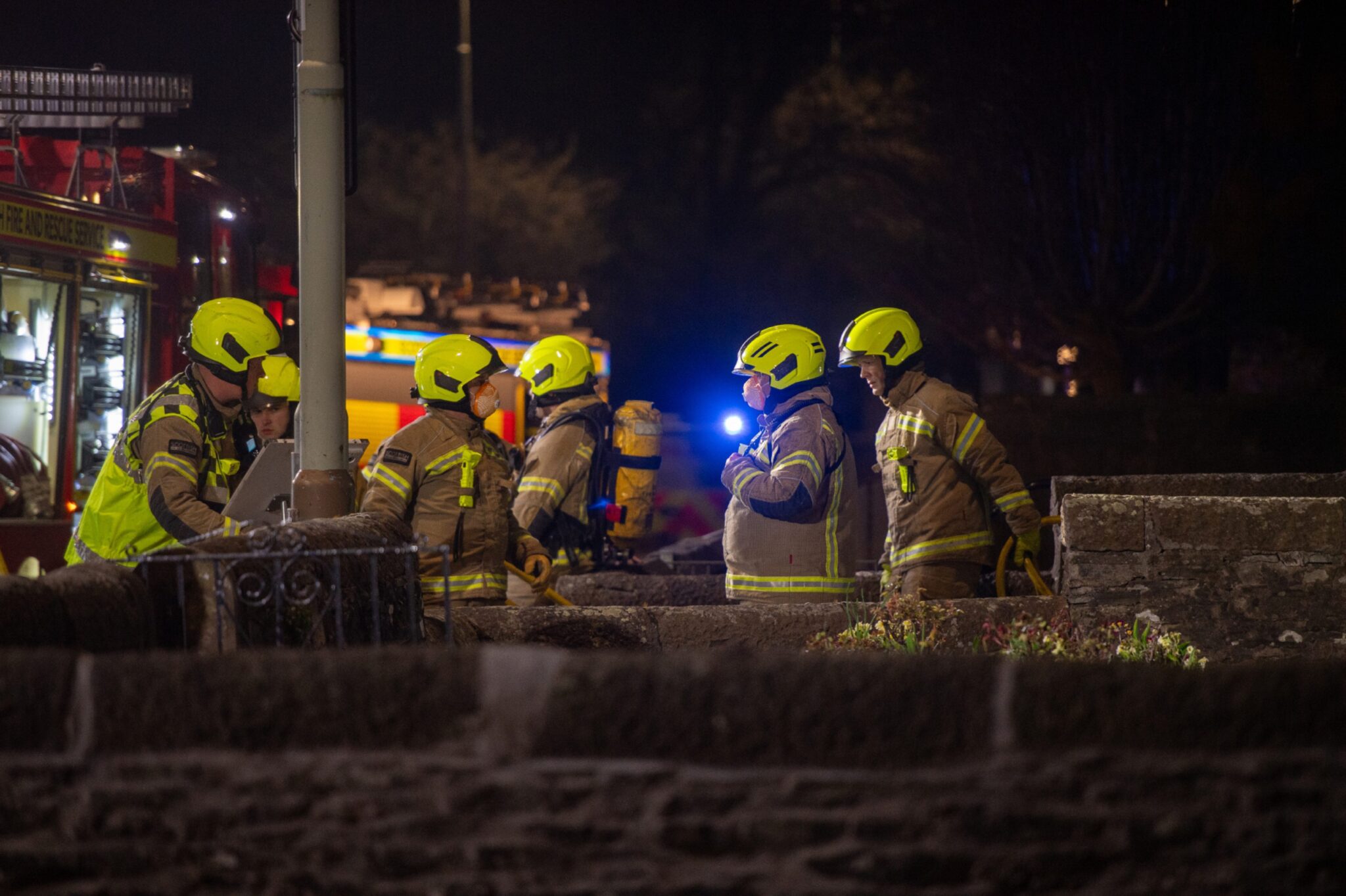 Road closed as firefighters battle house fire in Forfar