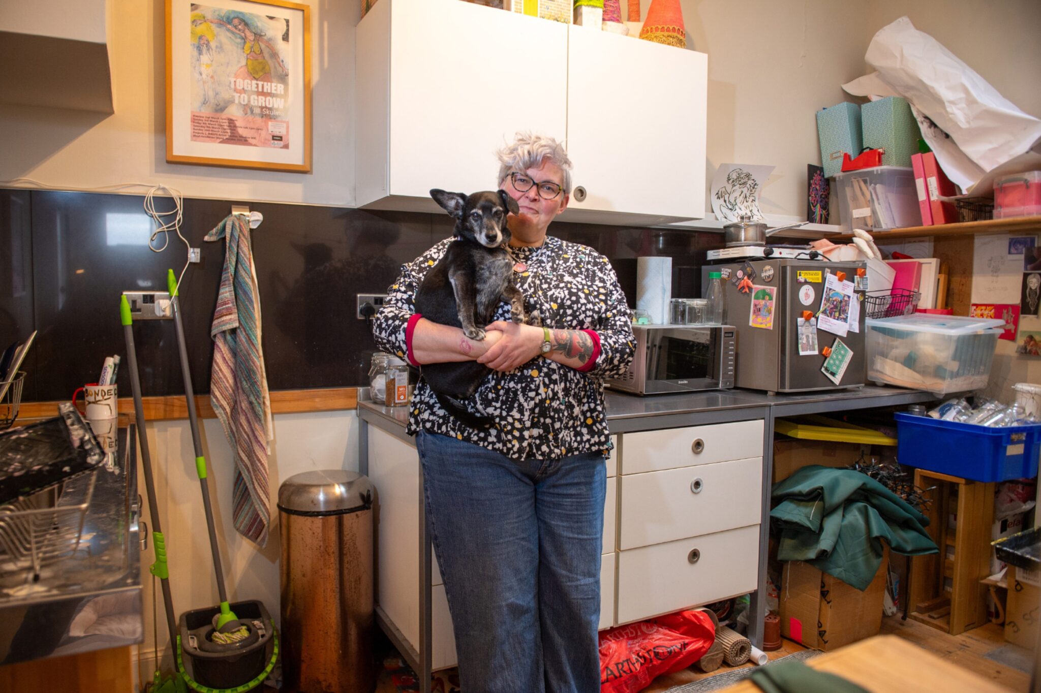 Newport artist Jill's dream to turn studio into a 'liveable work of art'