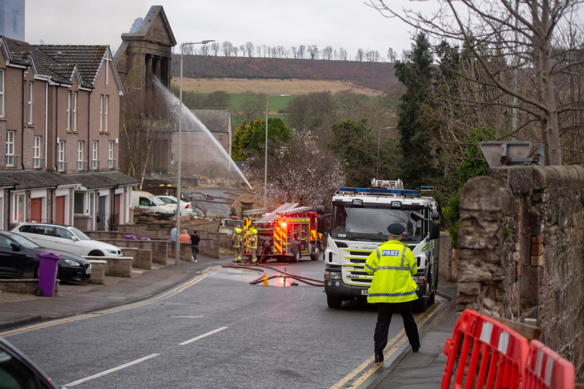 Major fire at Brechin's Maison Dieu Church sees homes evacuated