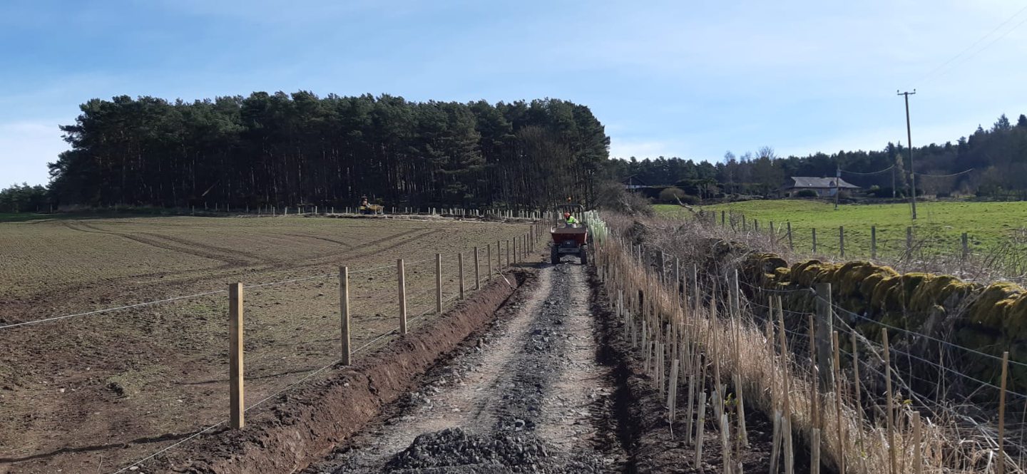 Work begins on traffic-free path linking Perth to Kinnoull Hill
