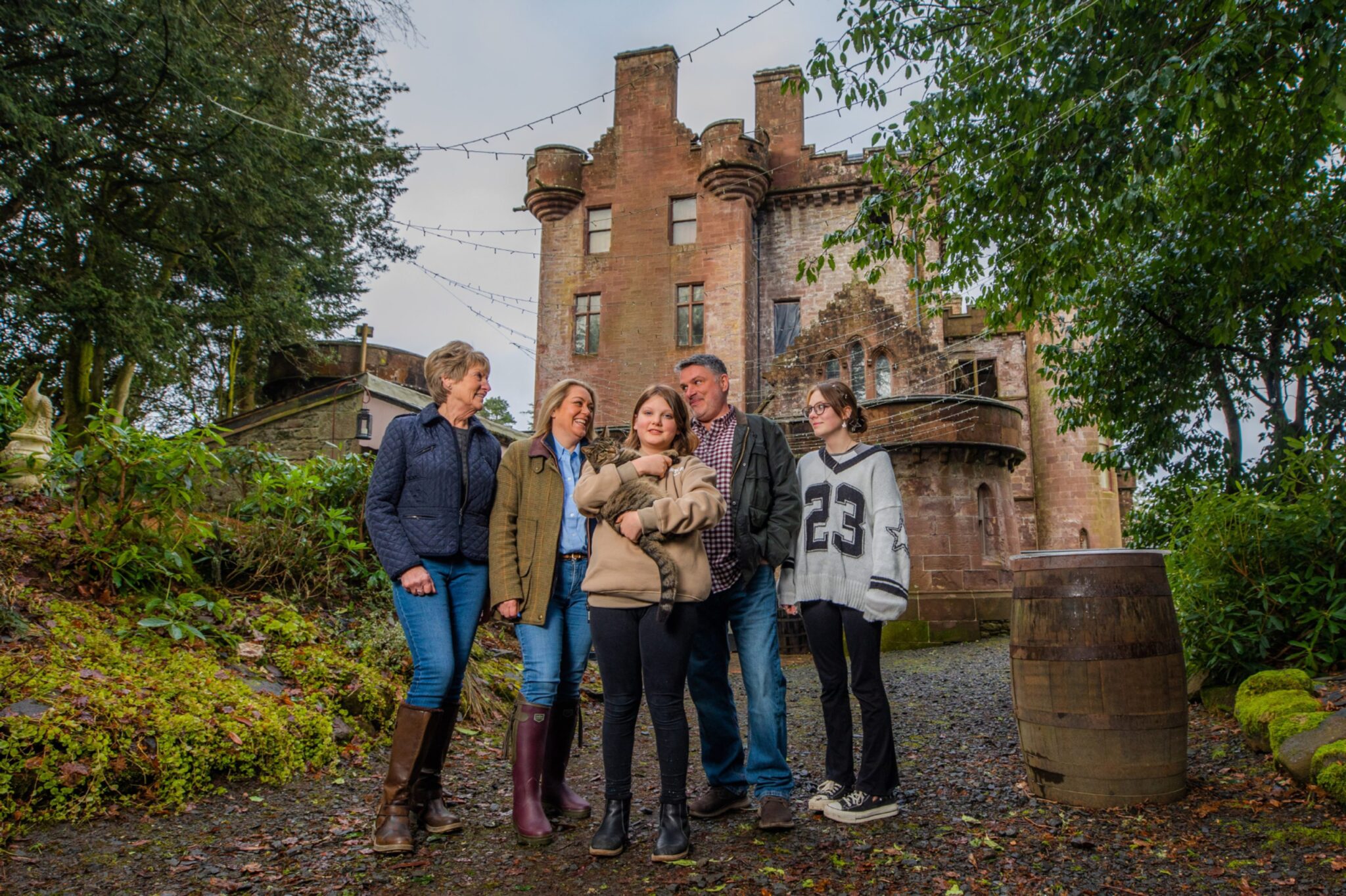 The family breathing new life into once crumbling Culdees Castle