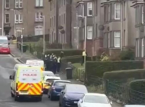 VIDEO: Police in riot gear pile into Dundee home during raid