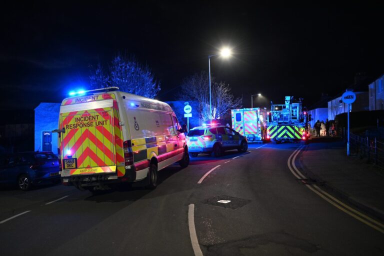 Crews tackle house fire on Drummond Crescent in Perth