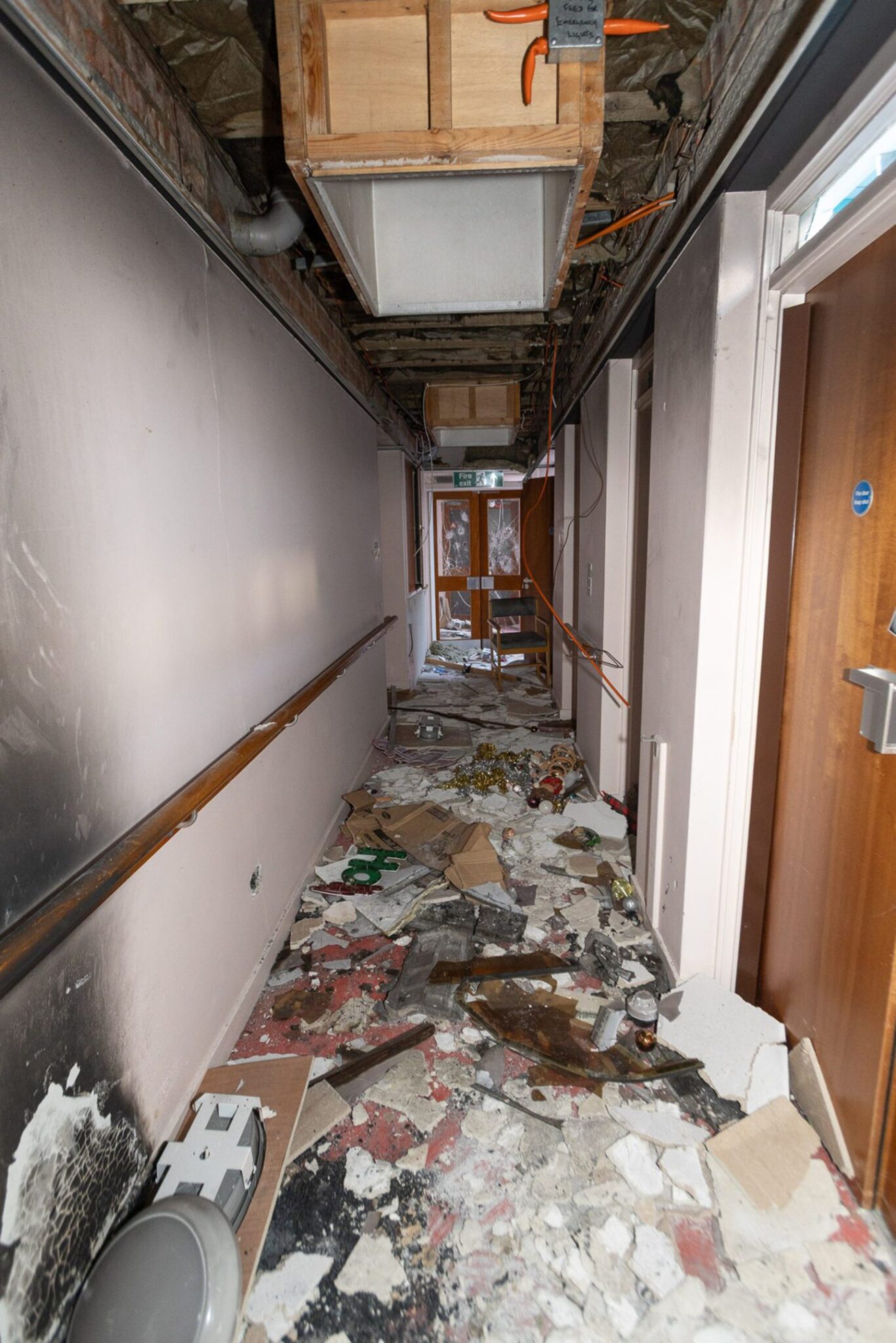 Shocking images inside vandal-hit empty Forfar adult care home