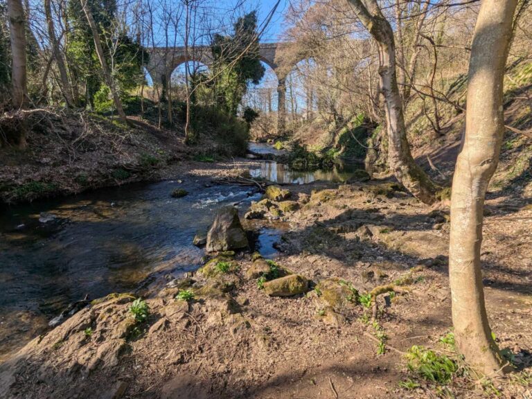 What's special about Seven Arches Viaduct at Balmossie?