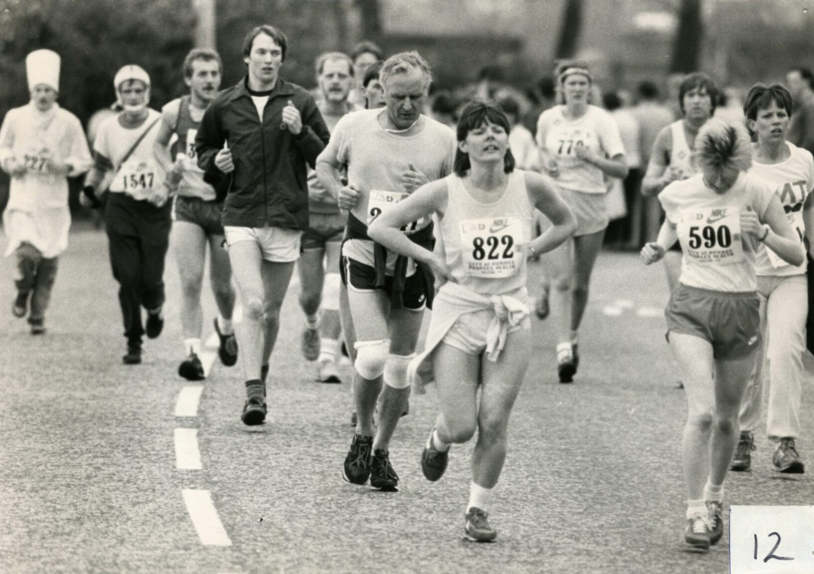 1985 Dundee Marathon runners battled the course & the elements