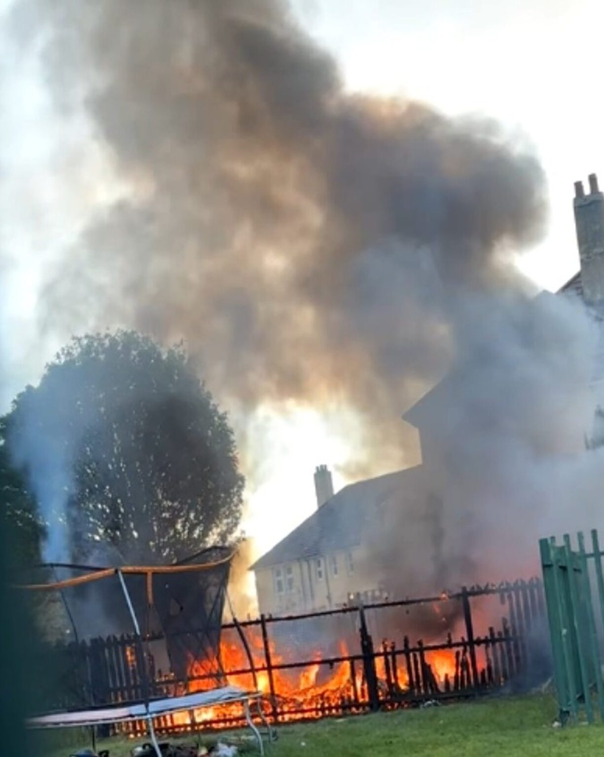 VIDEO: 'Multiple explosions' as caravan catches fire in Dundee