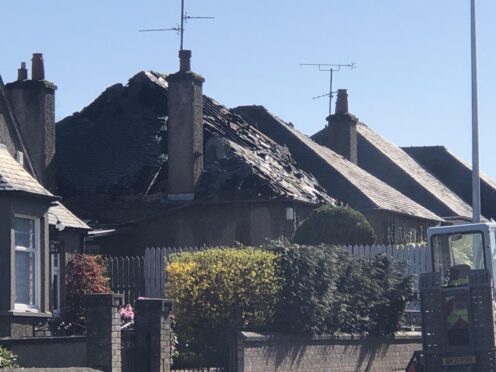 Crews tackle Forfar house fire for nearly 4 hours