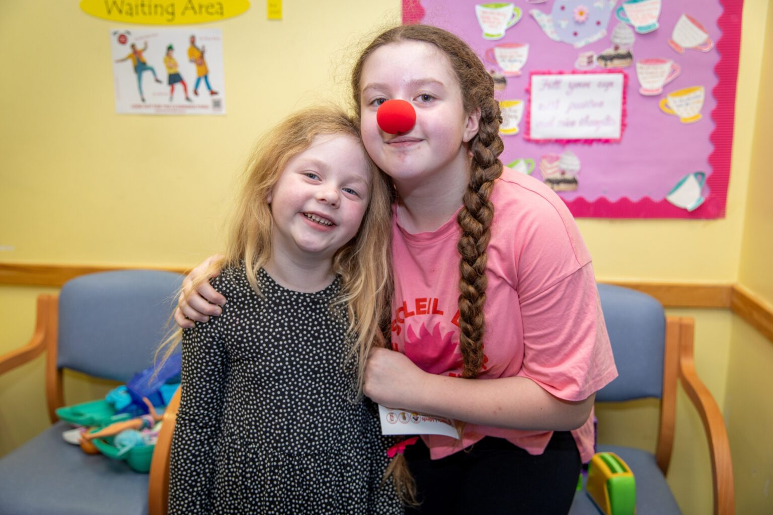 Clowndoctors spread smiles at Ninewells Hospital in Dundee