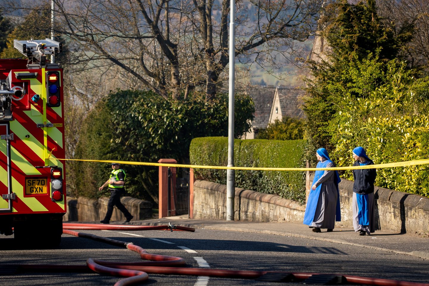 Crews tackling major building fire near Lochgelly church