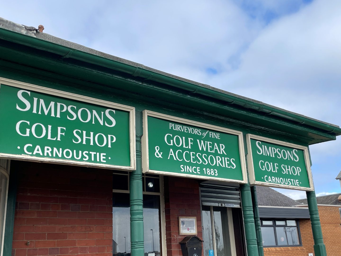 Simpsons Golf Shop of Carnoustie under new ownership
