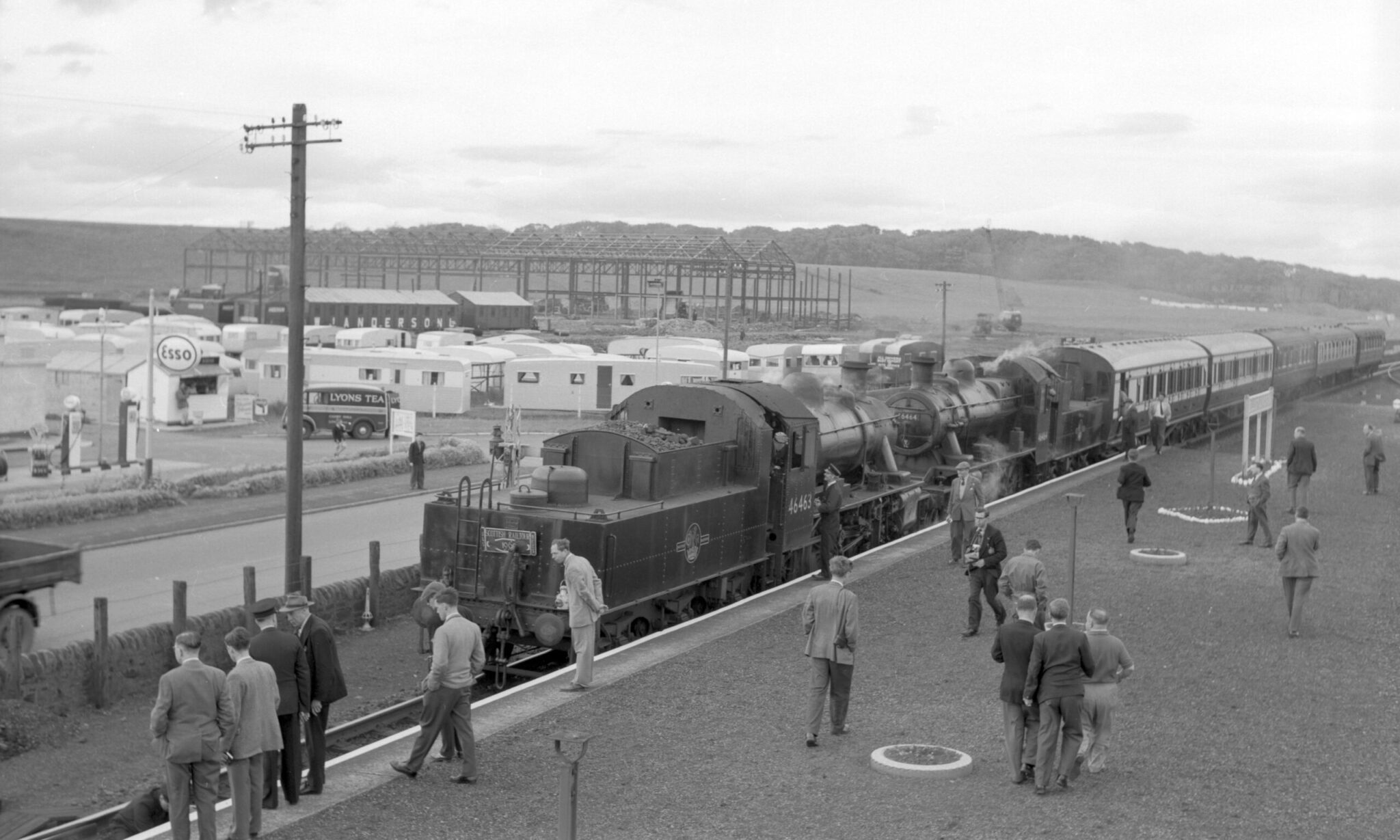 Carmyllie Pilot: Photos capture rise, fall and rebirth of steam engine