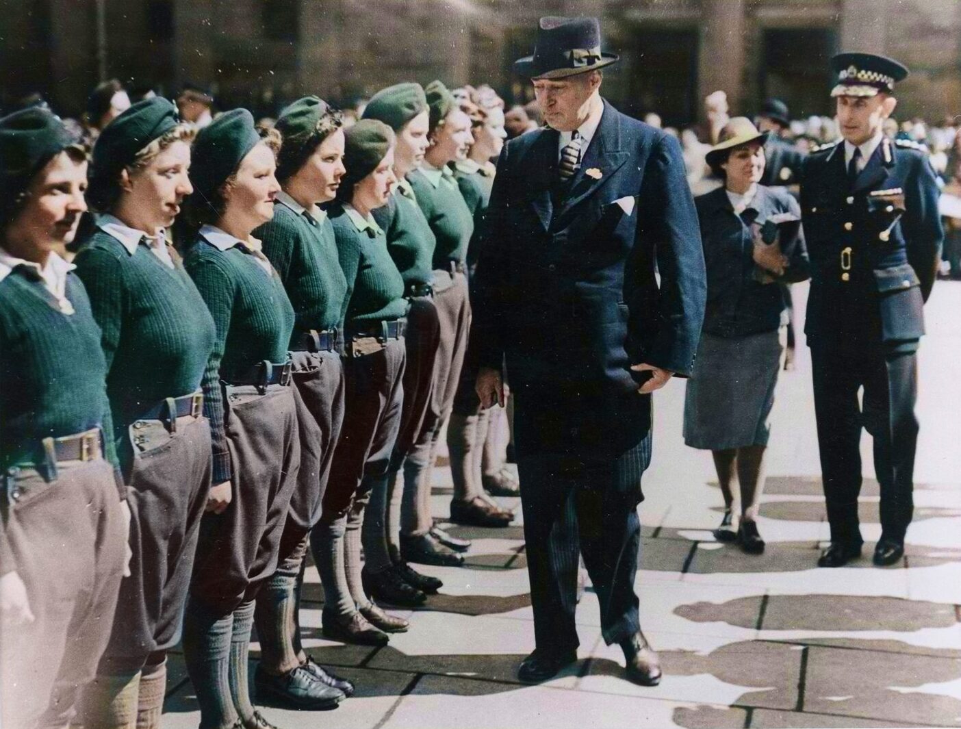 VE Day: Colourised pictures show Dundee in Second World War