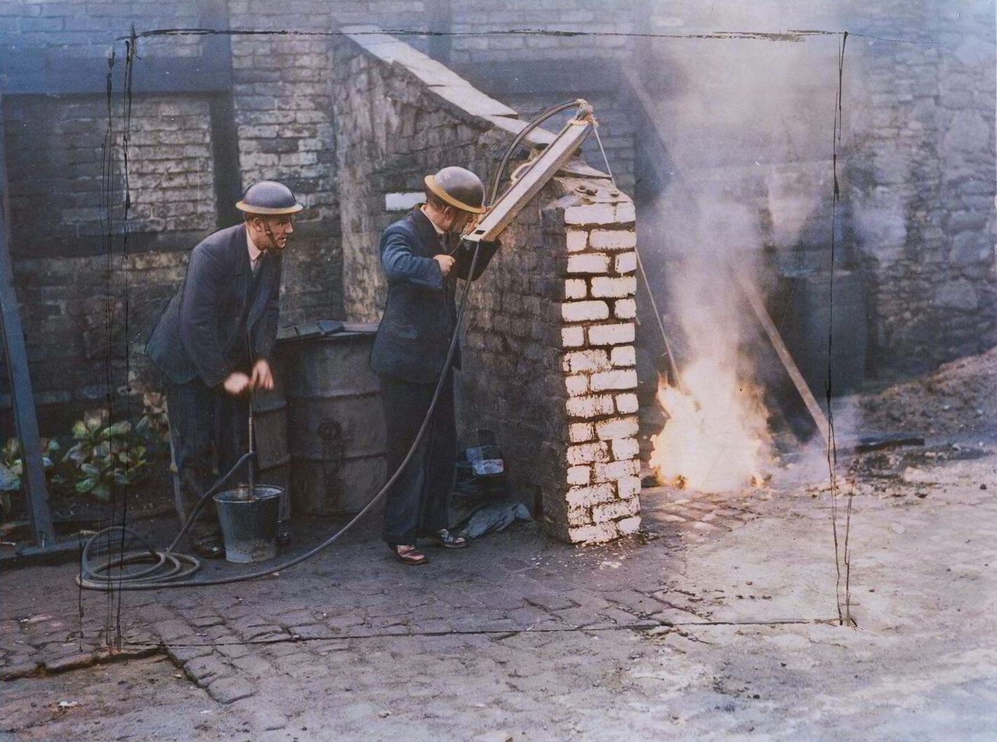 VE Day: Colourised pictures show Dundee in Second World War