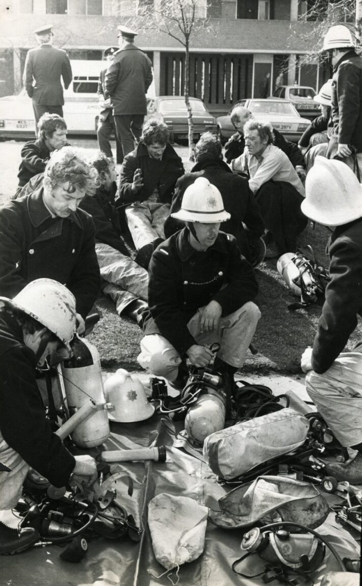 Photos of Dundee firefighters include shots of city's biggest blazes