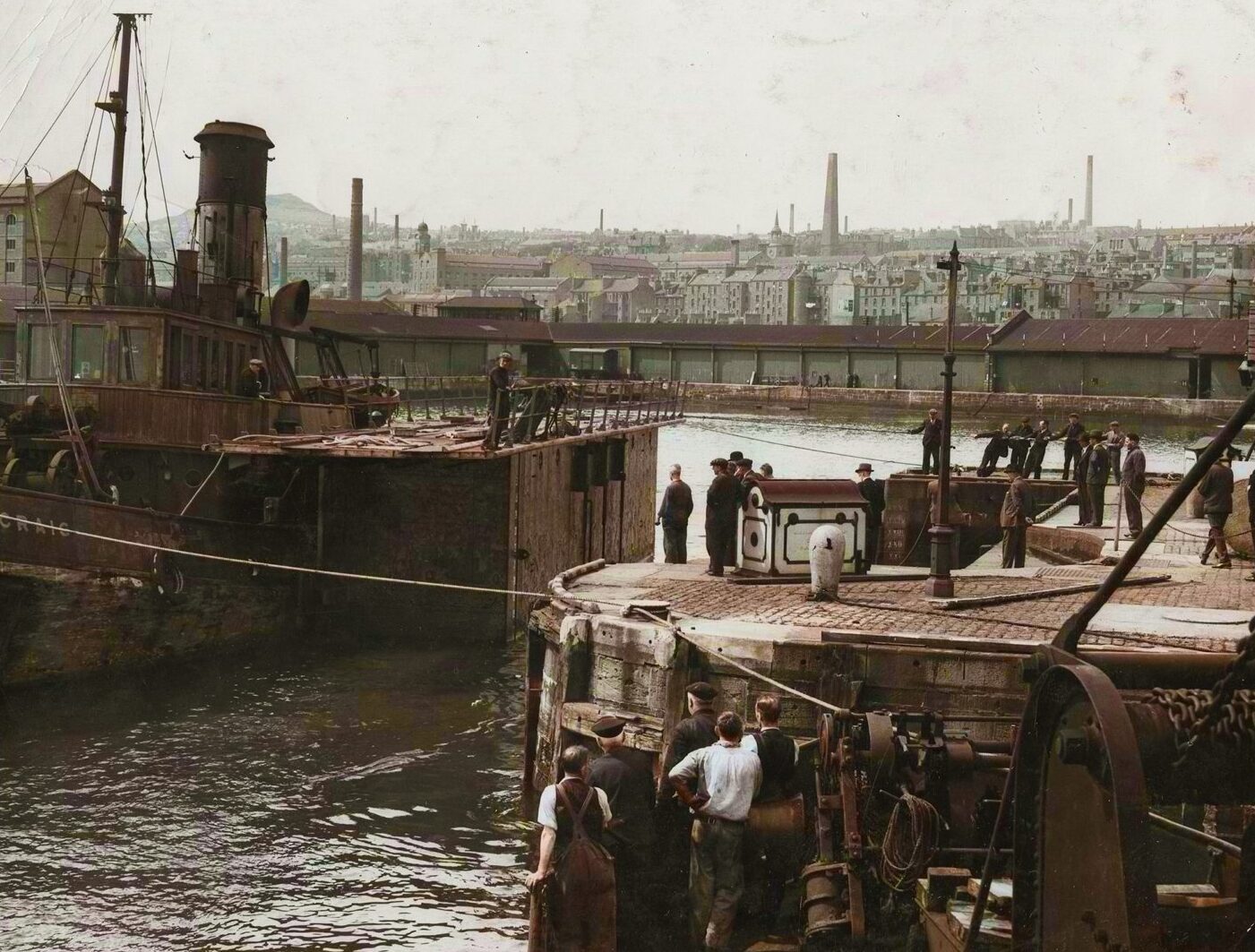 VE Day: Colourised pictures show Dundee in Second World War