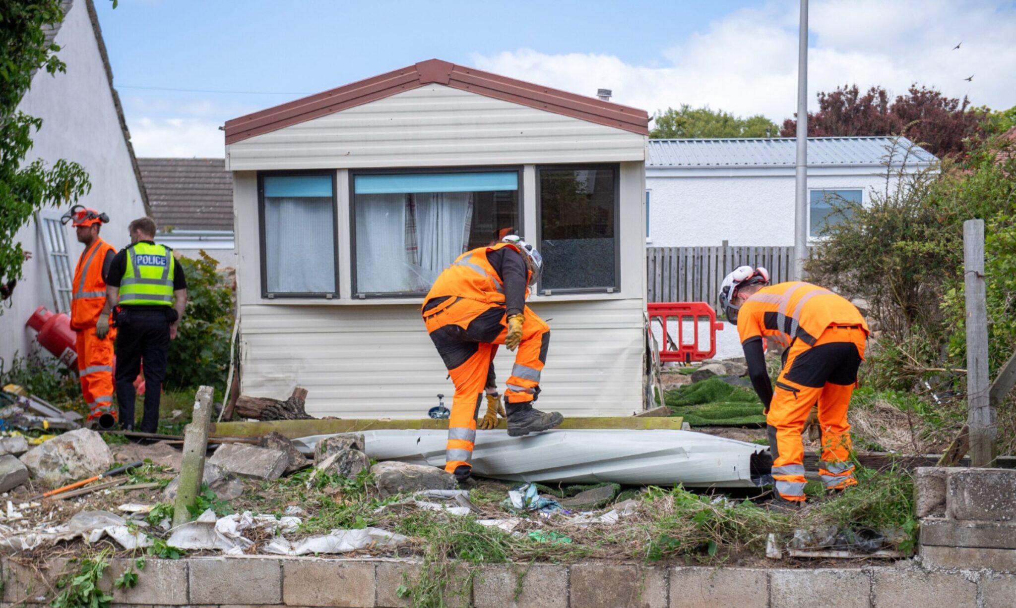 Carnoustie caravan owner admits 'jumping gun' in rail line incident