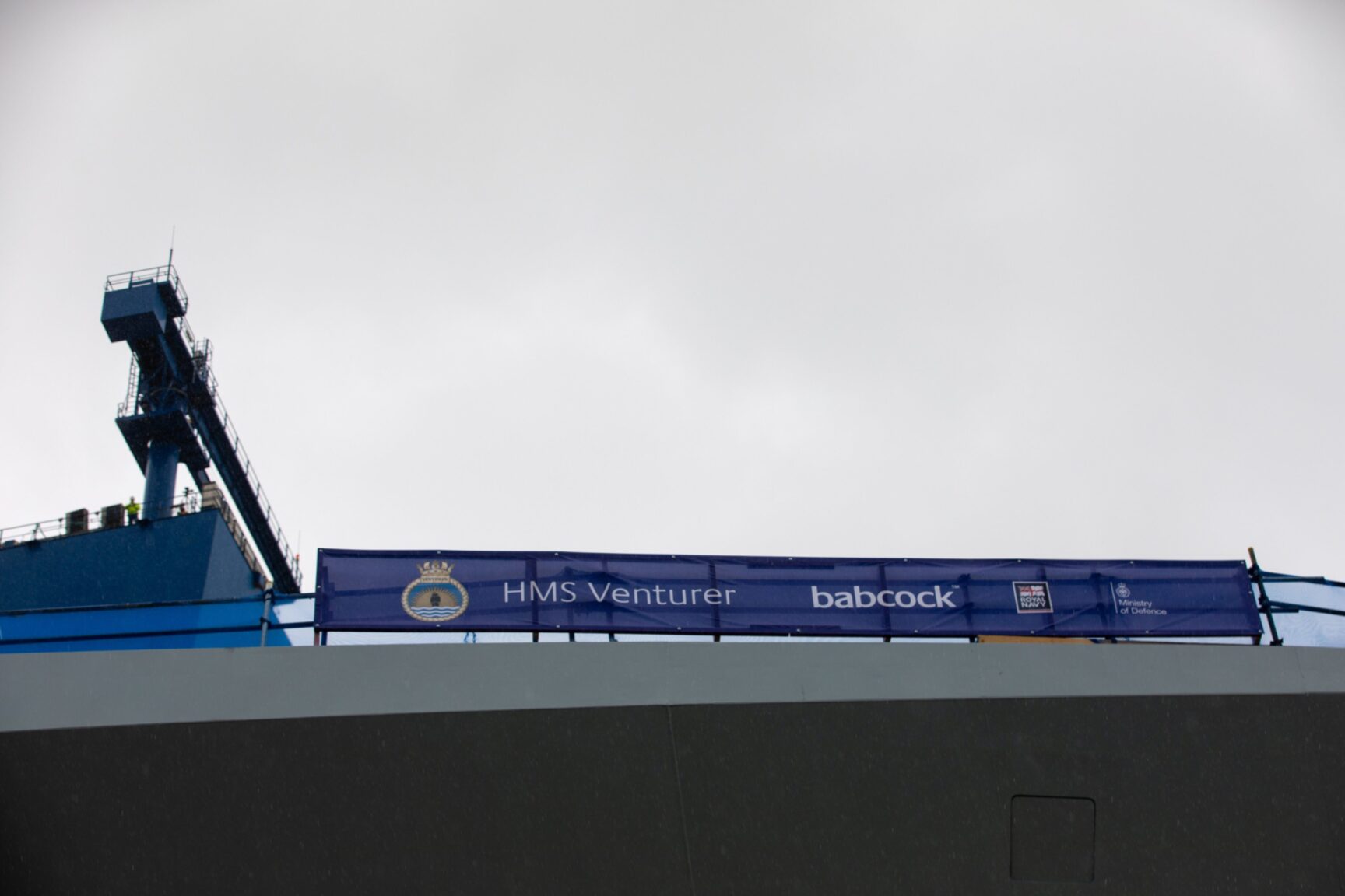 First look at new warship HMS Venturer built at Rosyth docks