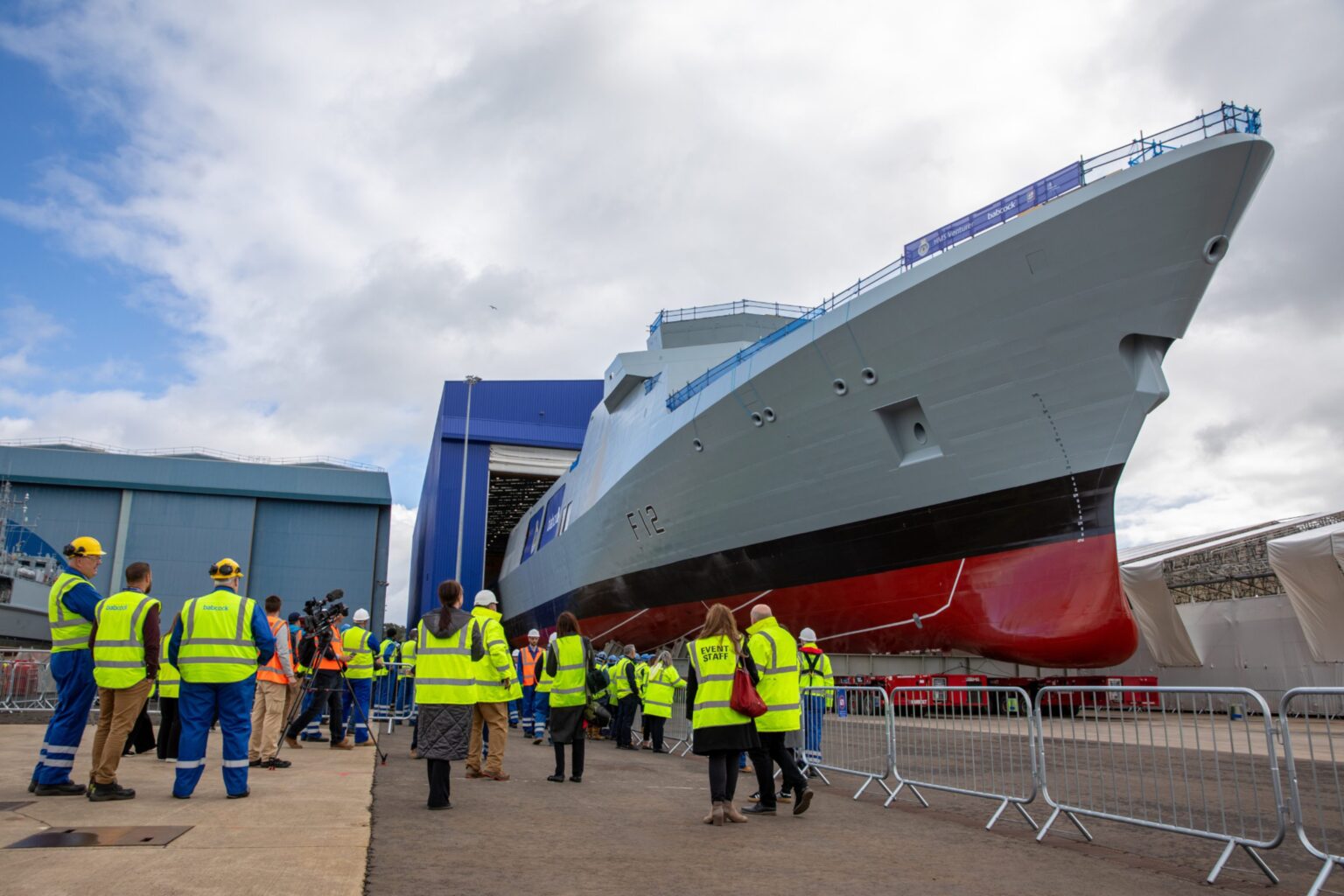 First look at new warship HMS Venturer built at Rosyth docks