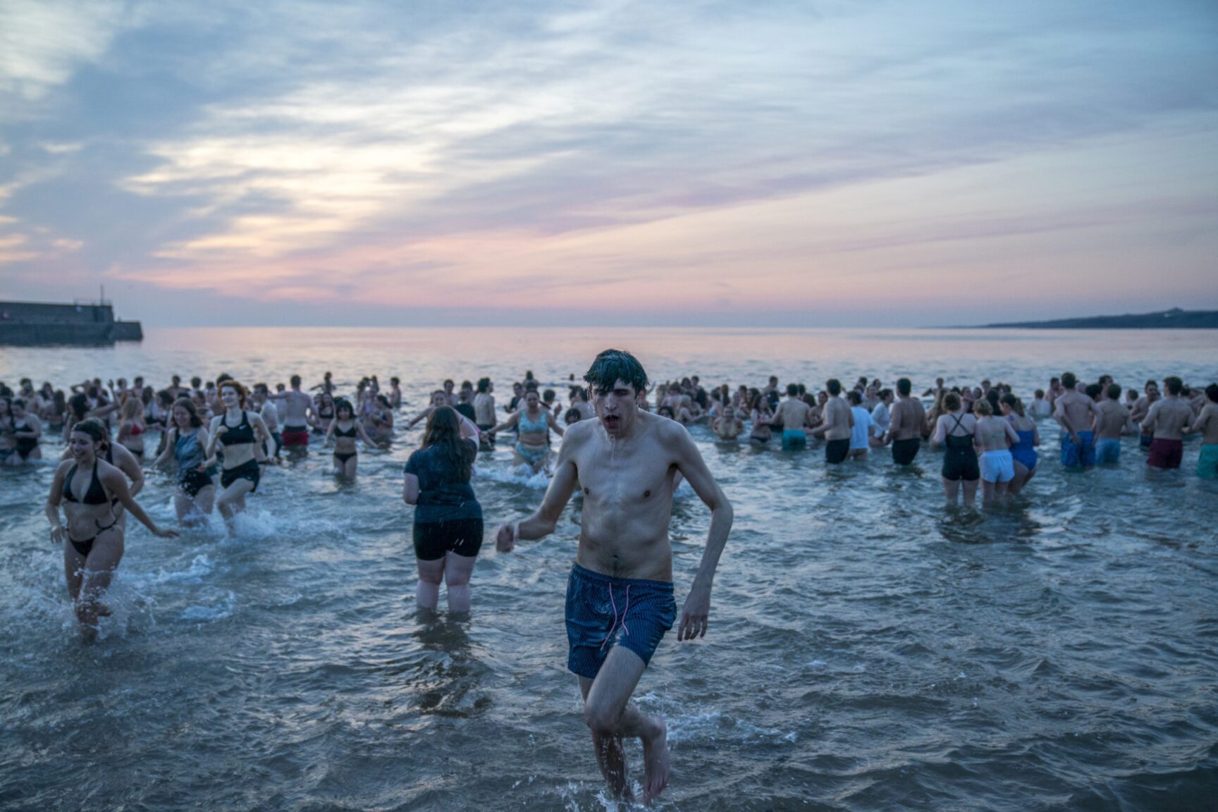 Pictures from St Andrews University May Day Dip