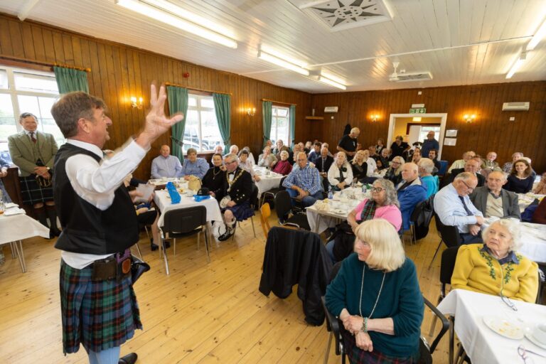Clan Guthrie USA join momentous event at historic Angus kirk