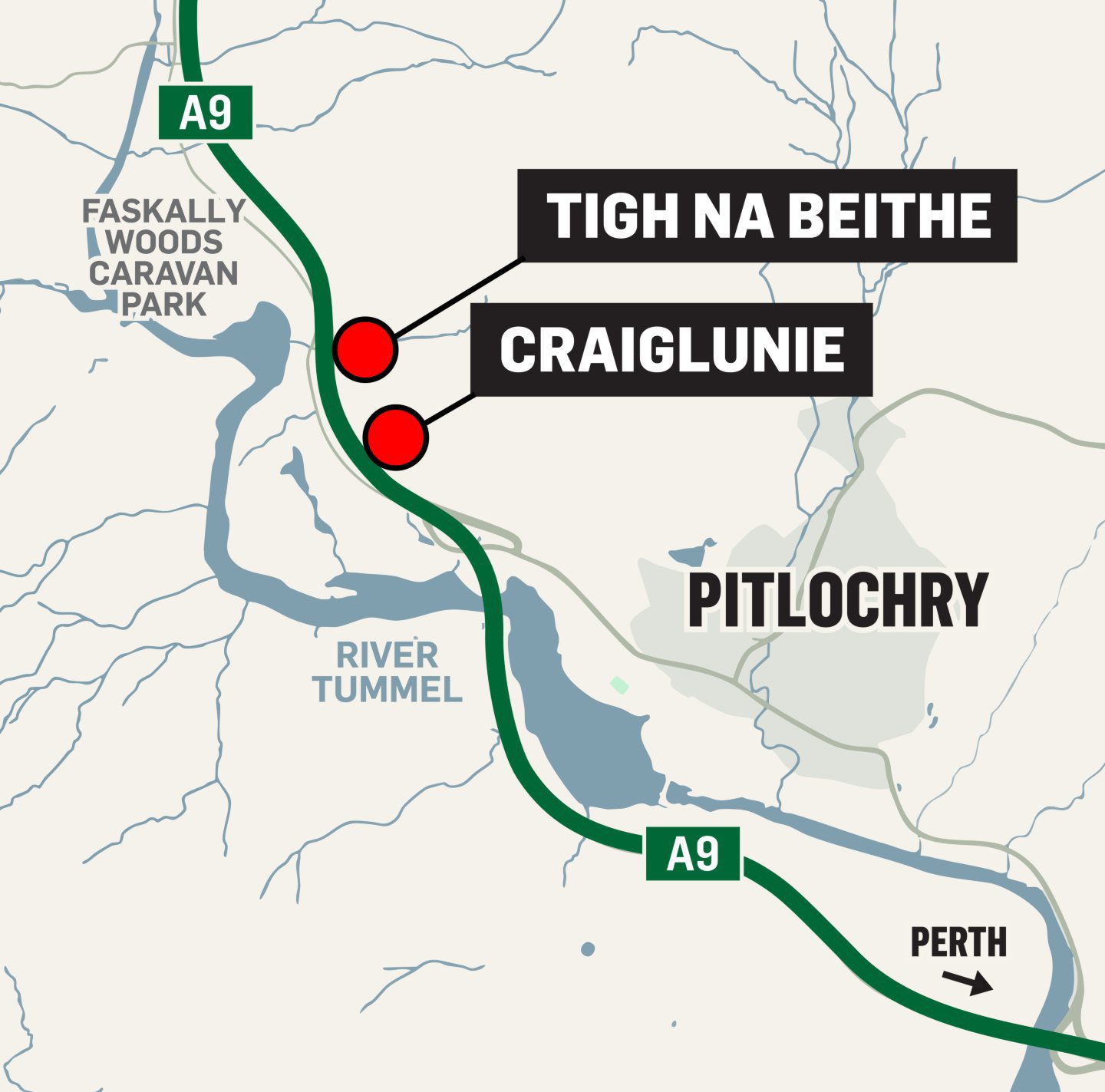 A9: Pitlochry properties face demolition in next phase of dualling
