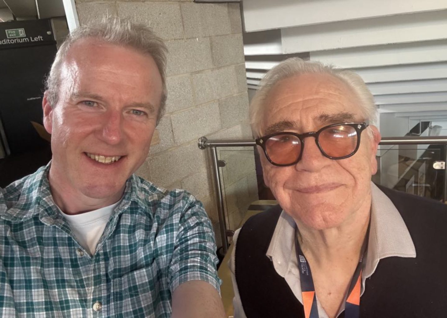 What was it like seeing Brian Cox on stage at Dundee Rep?