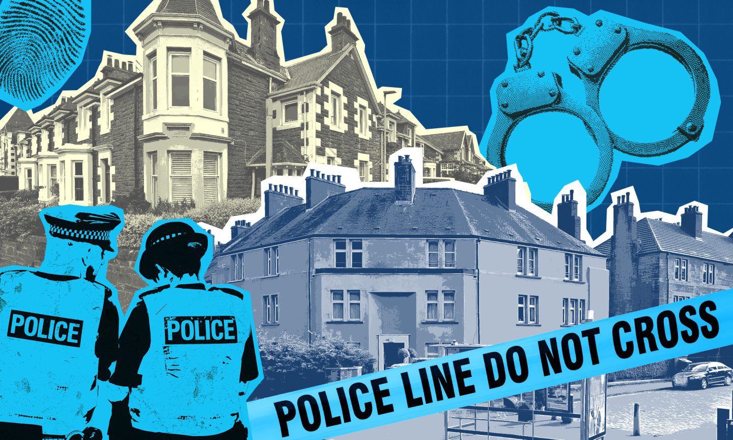 Dundee 2024 crime rate map and top crimes across different areas