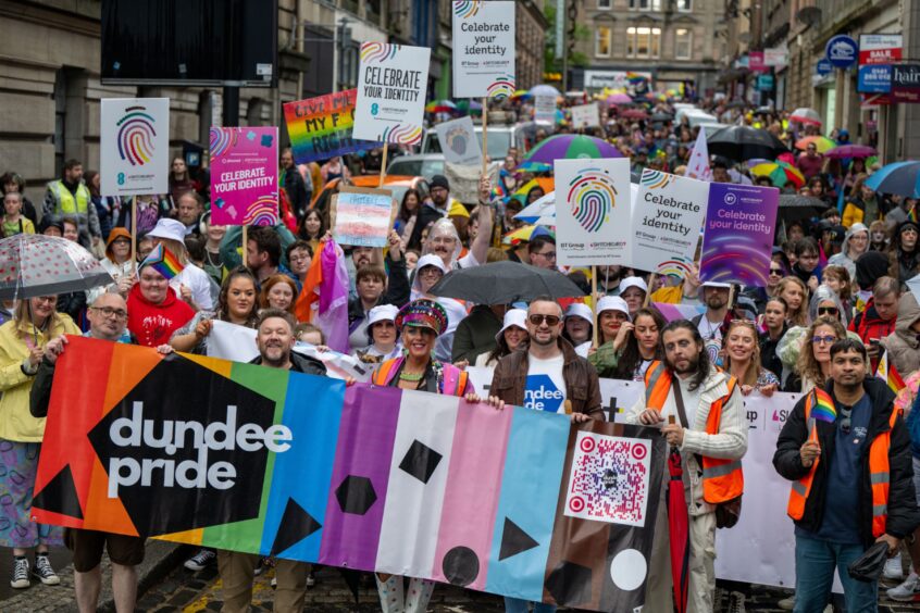 Great photos from Dundee Pride 2025