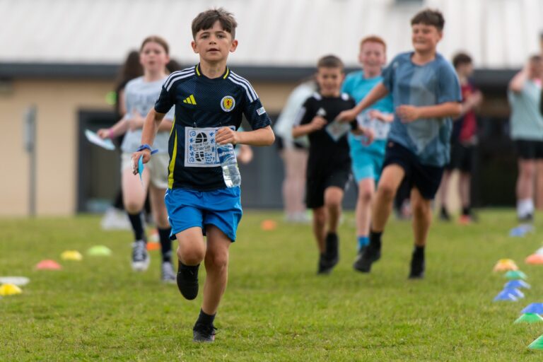 Pictures of Forfar school race to remember 11-year-old Charlie