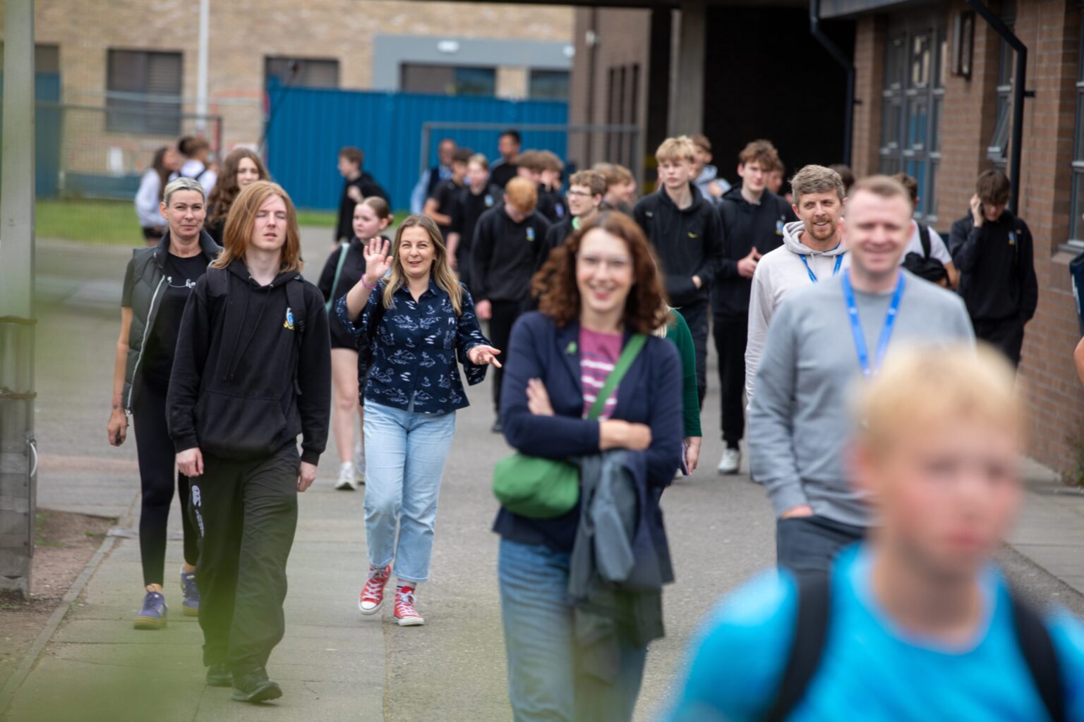 Pictures as pupils and staff say farewell to Monifieth High School