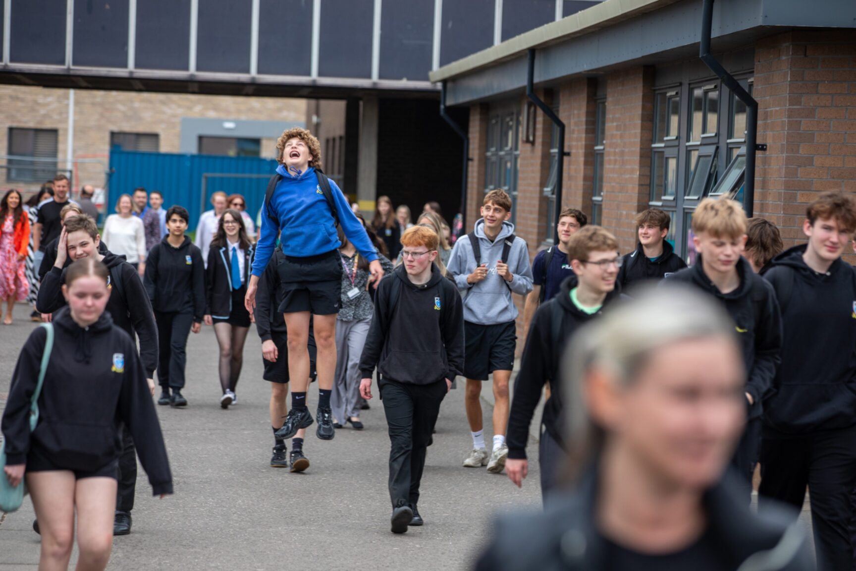 Pictures as pupils and staff say farewell to Monifieth High School