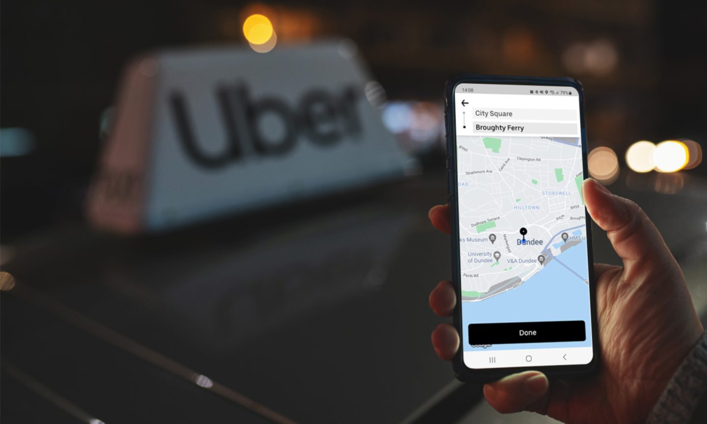 Uber applies for Fife booking office as local taxi drivers hit out
